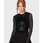 KILLSTAR – Corpse Bride Emily Mesh Top – FULLMOON