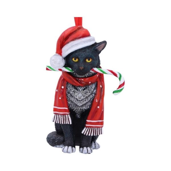 CANDY CANE CAT-Hanging Ornament - FULLMOON